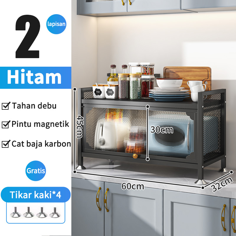Jual Perlengkapan dapur lemari penyimpanan peralatan makan microwave ...
