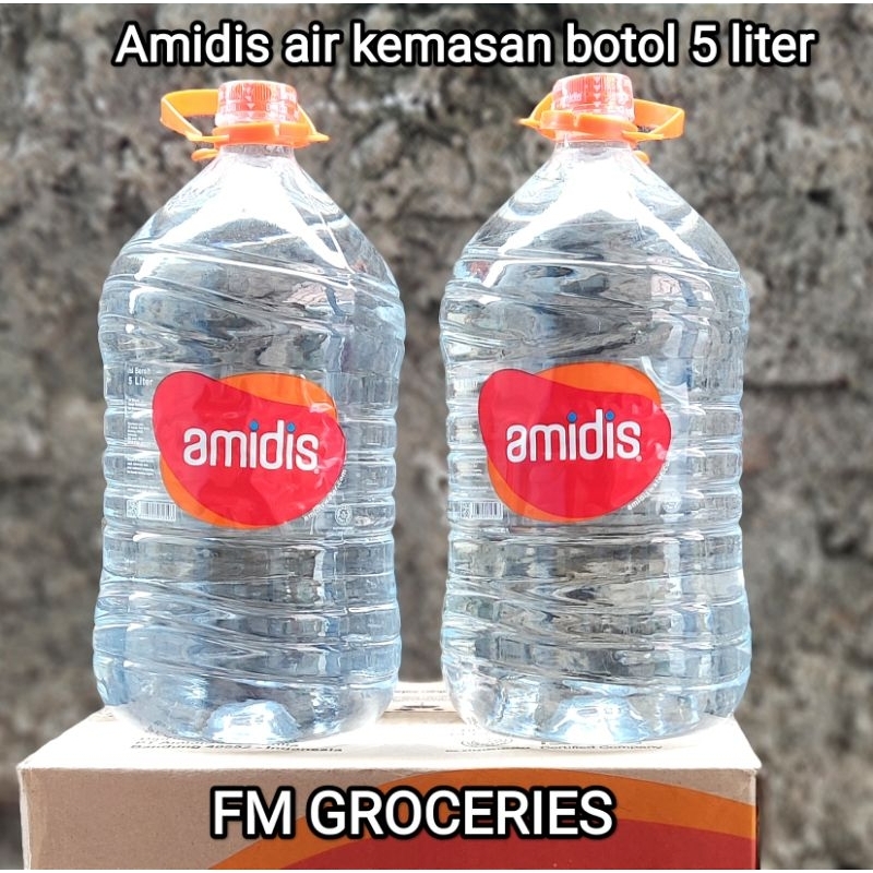 Jual Amidis air minum kemasan botol 5 liter | Shopee Indonesia