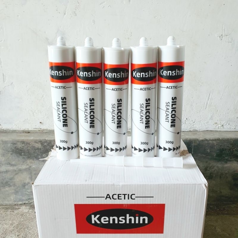 Jual KENSHIN Sealant Lem Kaca Silicon Silicone Silikon Botol Tabung ...