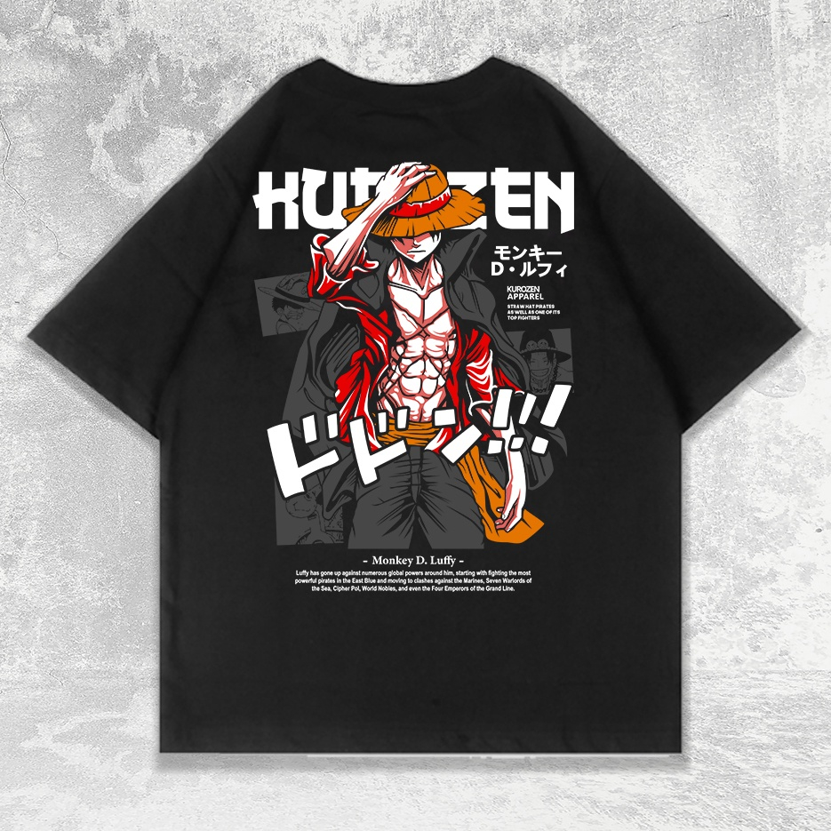 Jual KAOS ANIME MONKEY D LUFFY ONE PIECE SERIES - KUROZEN | Shopee ...