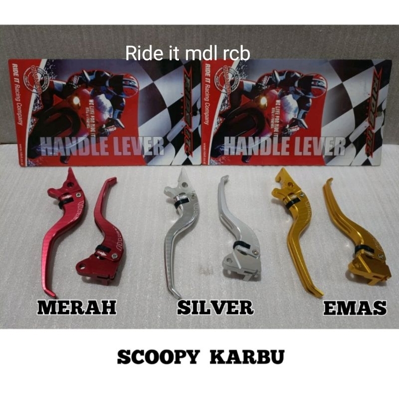 Jual Handle rem variasi Ride It Scoopy Karbu | Shopee Indonesia