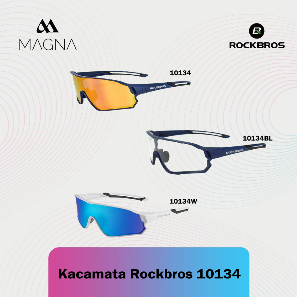 Jual Kacamata Sepeda Rockbros 10134 10134BL Polarized Lensa Kaca Mata Gowes Cycling Sunglasses ...