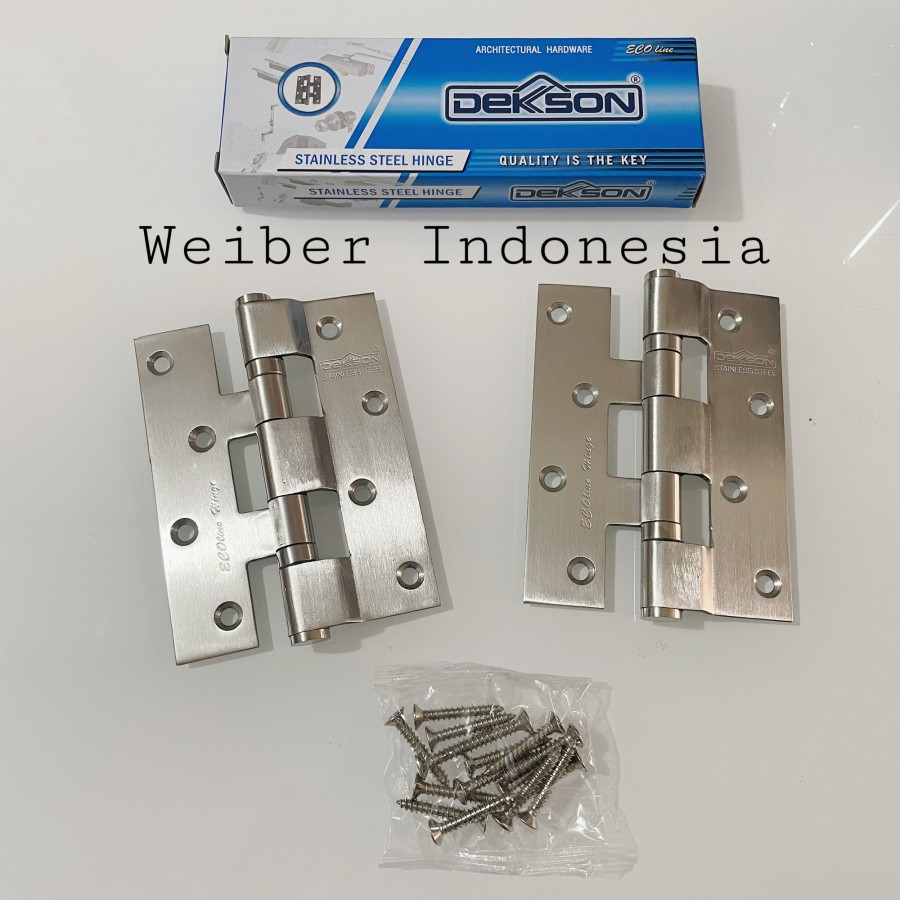 Jual Engsel Stainless Steel DEKSON/ Engsel H DEKSON SS 4 inch | Shopee ...