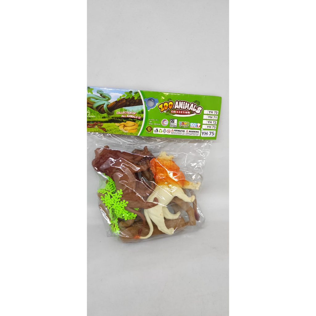 Jual Mainan Anak Edukasi Hewan / Zoo Animal Collections / YH75 | Shopee ...