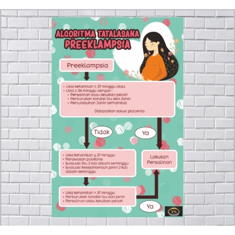 Jual Poster Kesehatan/Kebidanan Tentang Algoritma Tatalaksana ...