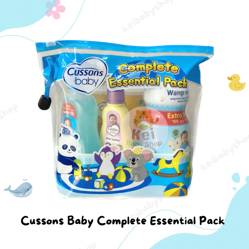 Jual Cussons Complete Essential Pack Gift Set Hadiah Bayi | Shopee ...
