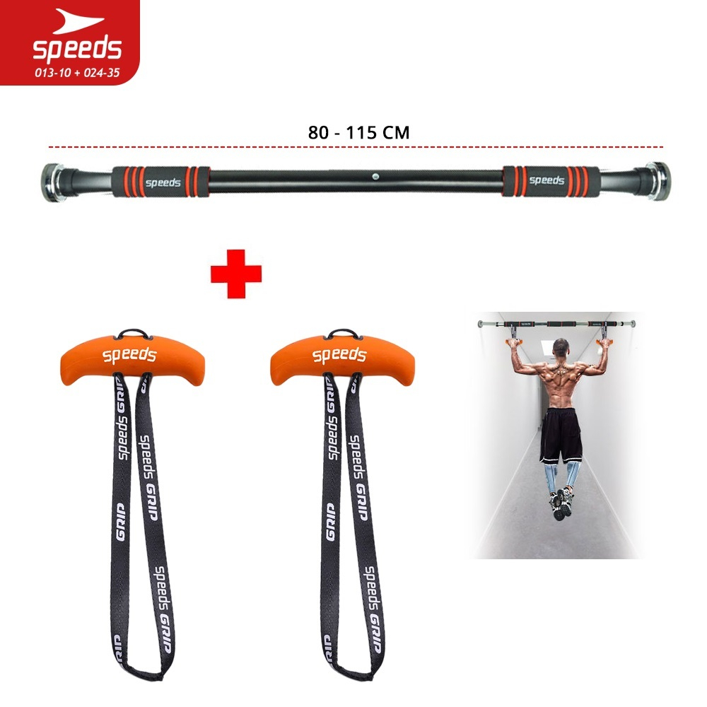 Jual SPEEDS Pull Up Bar Alat Fitness Door Chinning Bar Pull Up Iron Gym ...