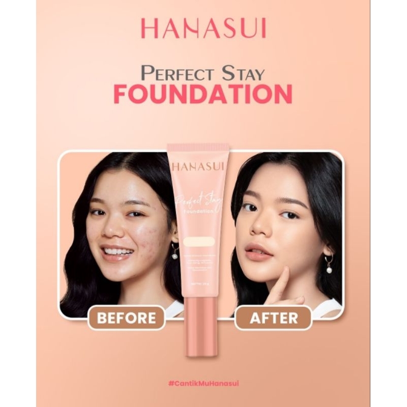 Jual HANASUI POWER STAY LIQUID FOUNDATION (dus panjang) | Shopee Indonesia