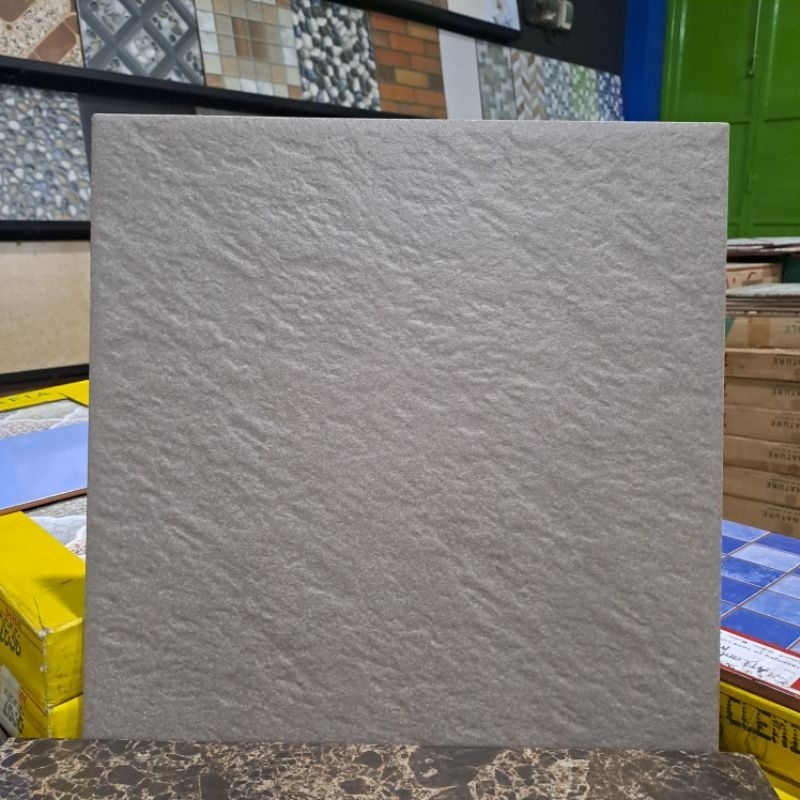 Jual keramik lantai kasar / keramik lantai garasi / keramik carport ...