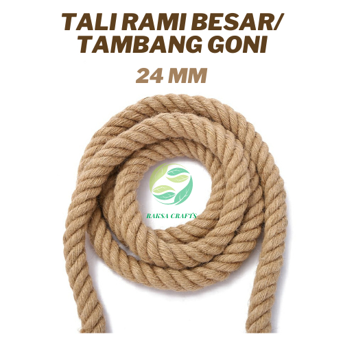 Jual TALI TAMBANG 24mm KUAT TAHAN LAMA / TALI GONI / TARIK TAMBANG ...