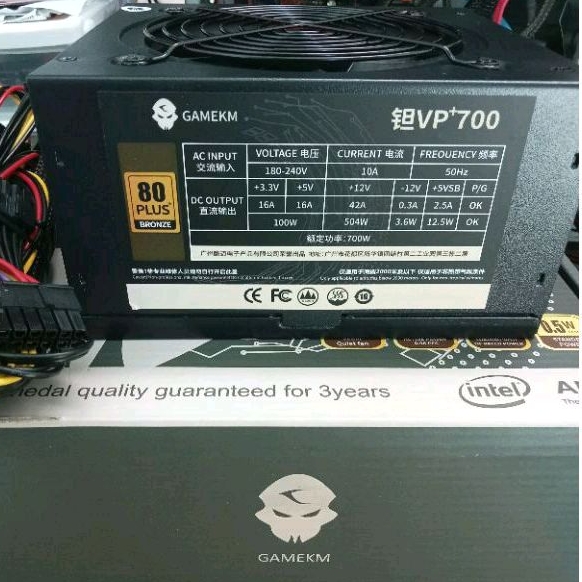 Jual Power Supply / PSU 700 Watt 80+ Bronze Player / WK Cooling 700 W | Shopee Indonesia