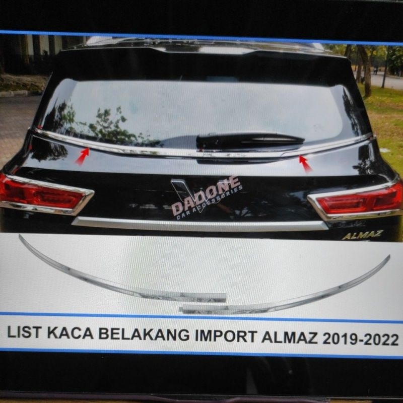 Jual lis kaca pintu bagasi belakang mobil wuling almaz 2019 2020 2021 ...