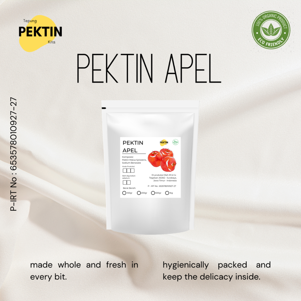 Jual Tepung Pektin Apel Apple Pectin 100 gr | Shopee Indonesia