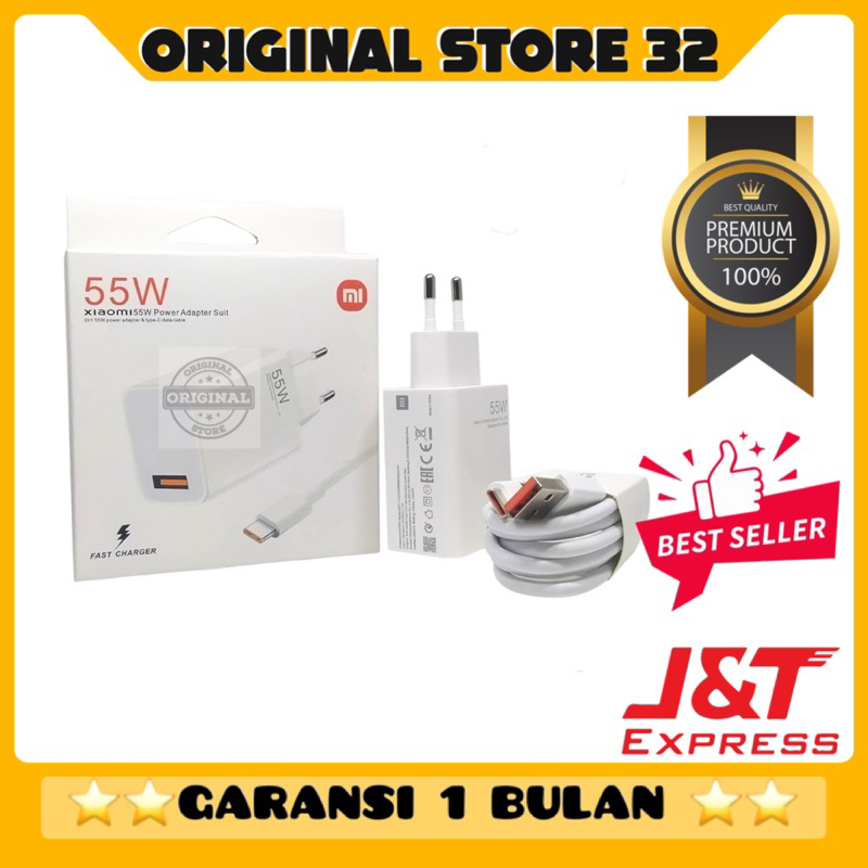 Jual Charger Xiaomi 55W MI TURBO CHARGE Xiaomi Type C Xiaomi Turbo ...