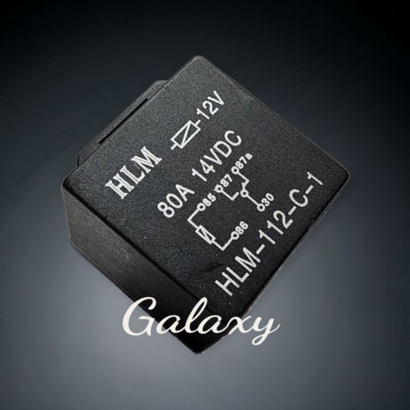 Jual Relay Universal HLM 80AH - 12v Kaki 5 87a (Bisa Fungsi 12v Kaki 4 ...