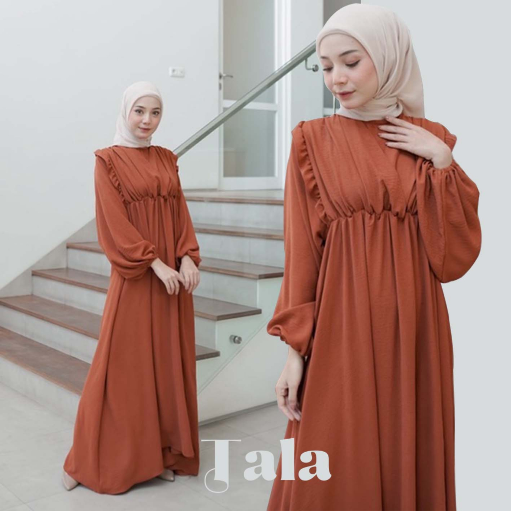 Jual SADA - DRESS SERUT DADA FASHION MUSLIM WANITA GAMIS LENGAN BALON ...