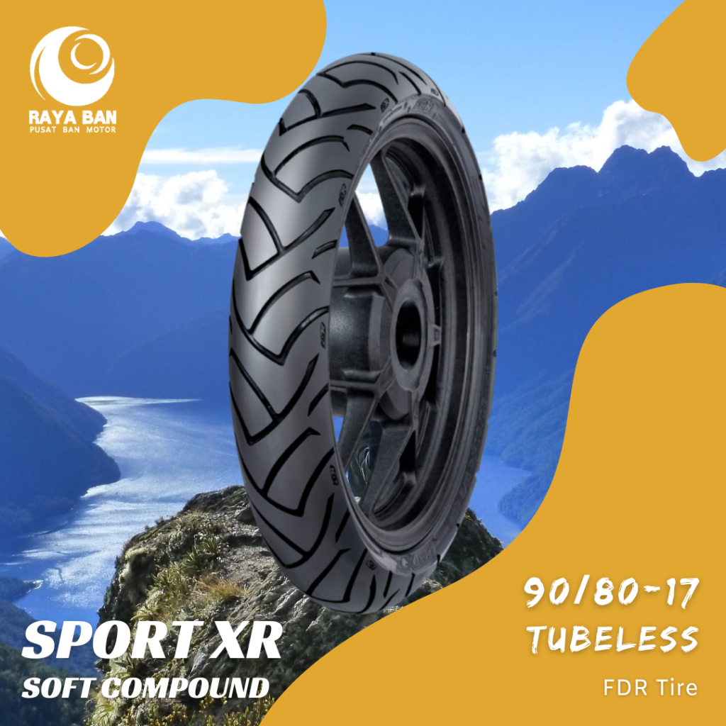 Jual Ban Motor FDR Sport XR 90/80-17 TL (Racing Tire) | Shopee Indonesia