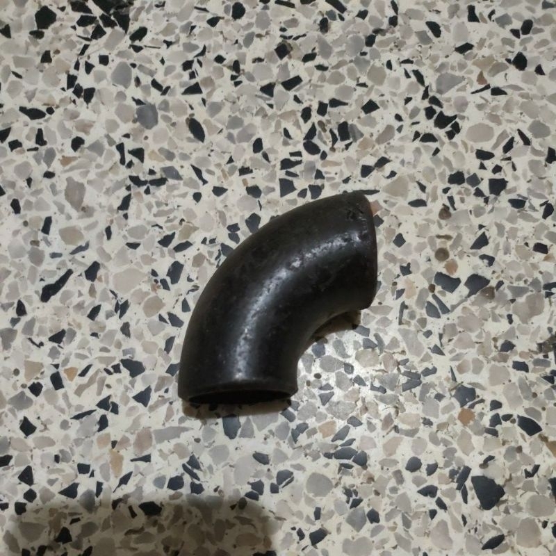 Jual {cuci gudang} elbow/knie las 1" hitam SGP (90°) | Shopee Indonesia