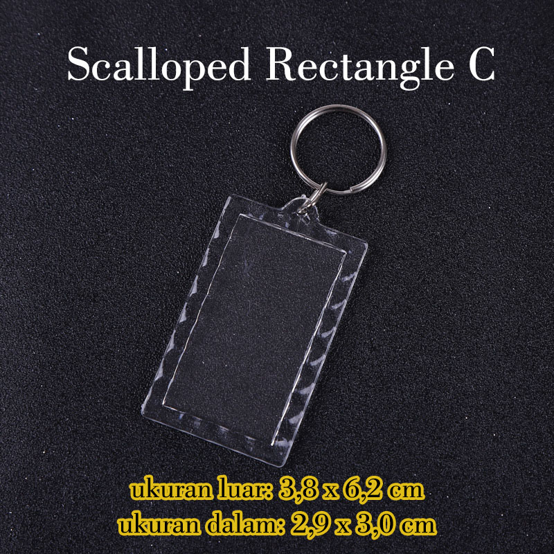 Jual 1 pcs Gantungan Kunci Akrilik Insert Paper Photo Keychain | Shopee ...