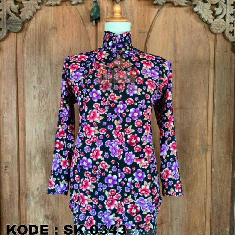 Jual Surjan Motif Bunga kode SK 0343 | surjan kembang | baju jawa Java ...