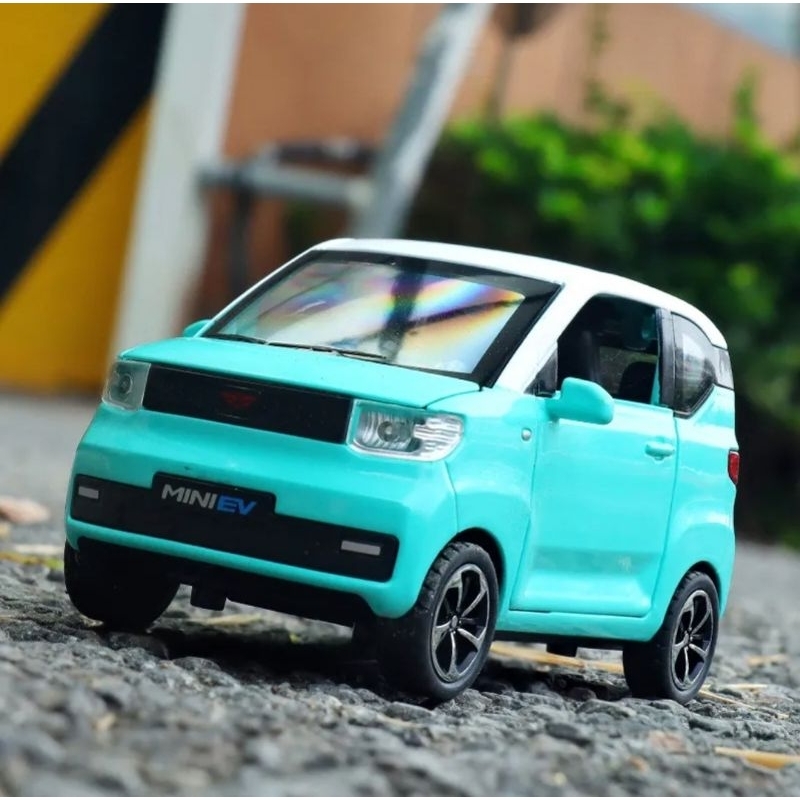 Jual Diecast Mobil Wuling Mini EV Die-cast Miniatur Mobil Mobilan ...