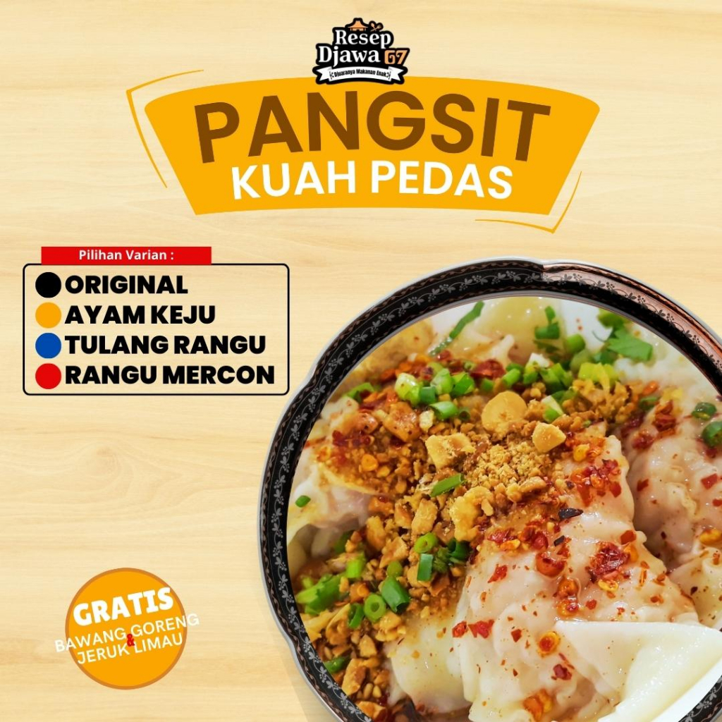 Jual Pangsit Kuah Pedas 100% Daging Ayam | Shopee Indonesia
