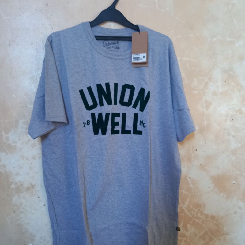 Jual Tees Unionwell ( Font Hijau Army ) | Shopee Indonesia
