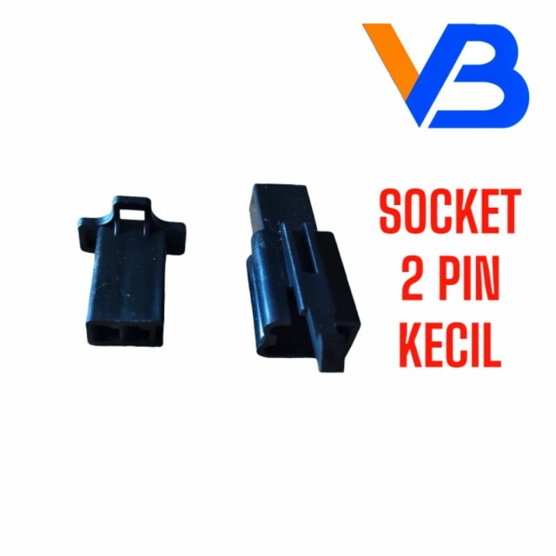 Jual Socket Kabel 2 Pin Kecil Socket Kabel Motor | Shopee Indonesia