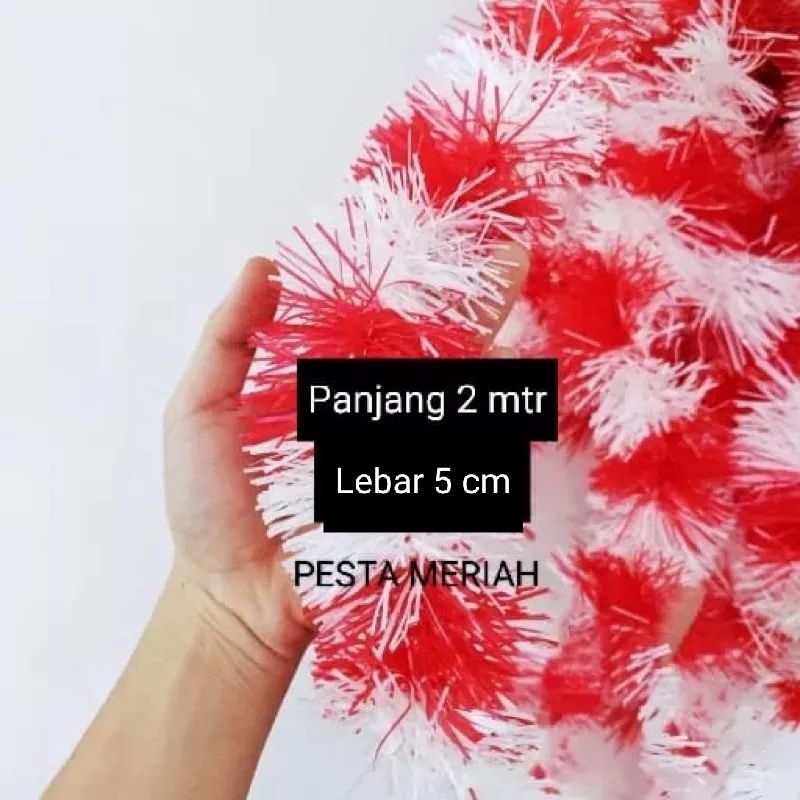 Jual SLINGER MERAH PUTIH / RUMBAI MERAH PUTIH / DEKORASI HUT RI ...