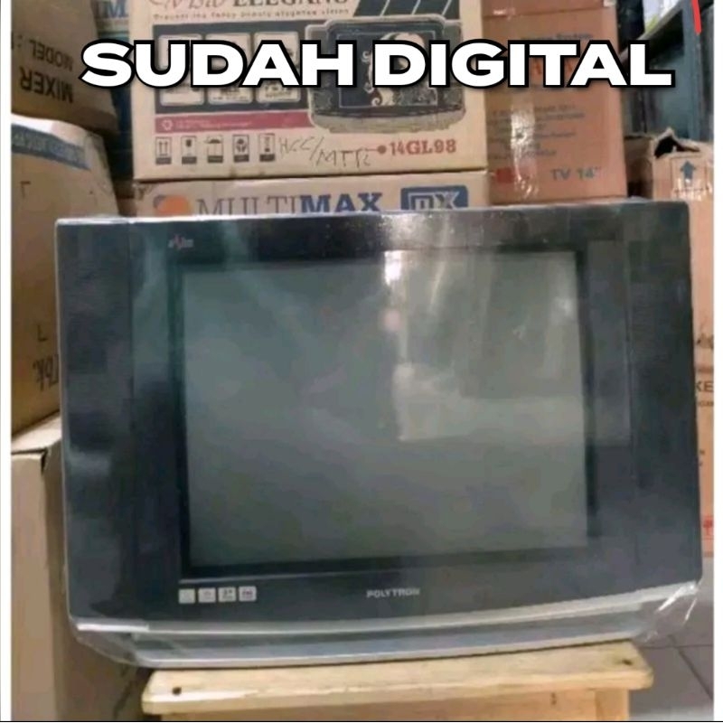 Jual DIGITAL TV POLYTRON TABUNG ULTRA SLIM 21 inch | Shopee Indonesia