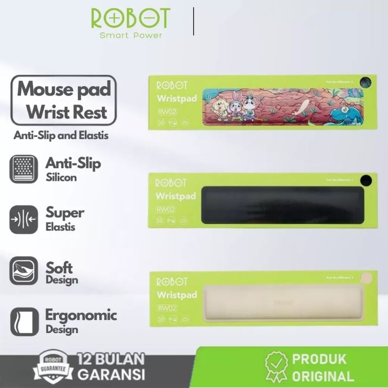 Jual ROBOT RW02 Keyboard Wrist Rest Pas Memory Foam Wristpad | Shopee ...