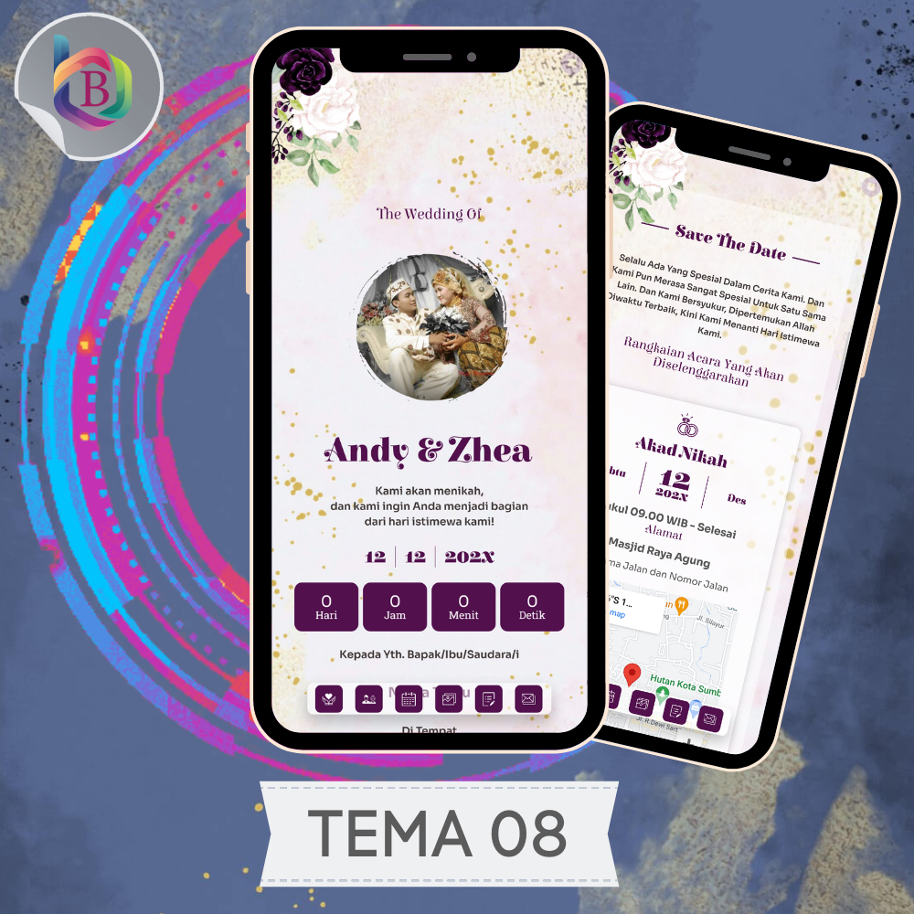 Jual undangan digital website dengan foto | wedding invitation digital ...