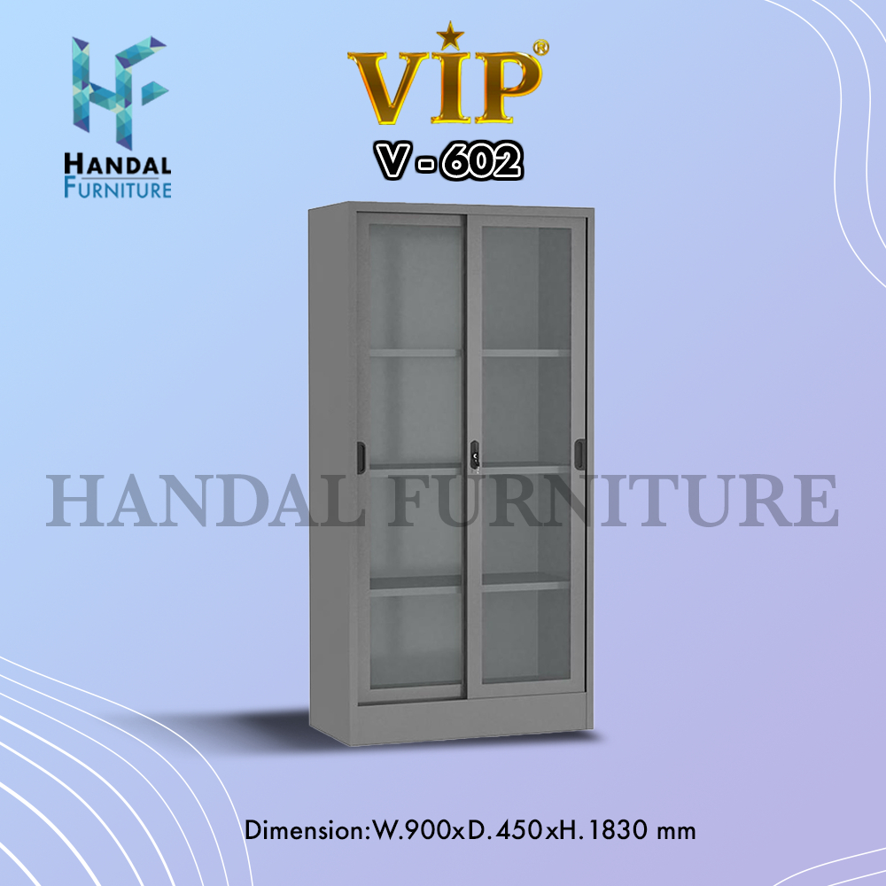 Jual Almari Sliding Kaca Vip Metal V 602 | Shopee Indonesia