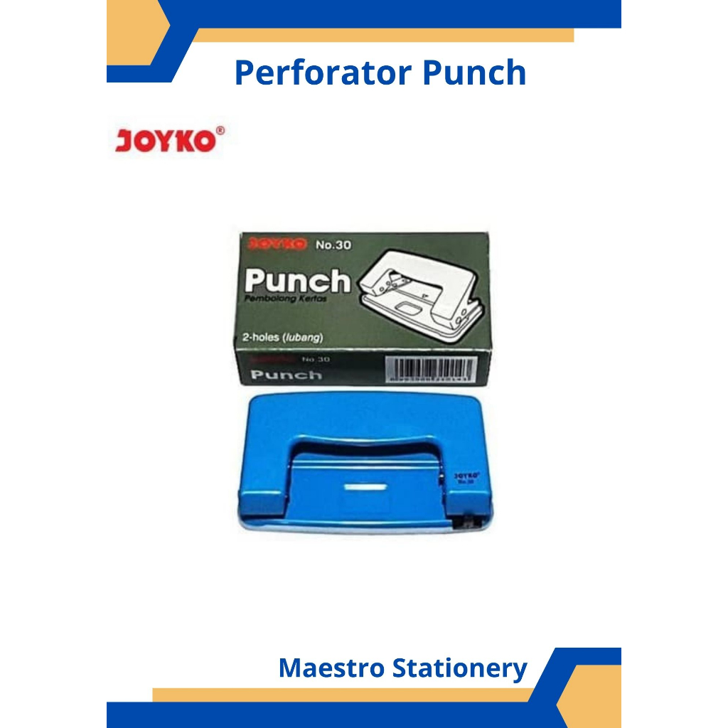 Jual Perforator Punch / Pembolong Kertas Joyko No.30 | Shopee Indonesia