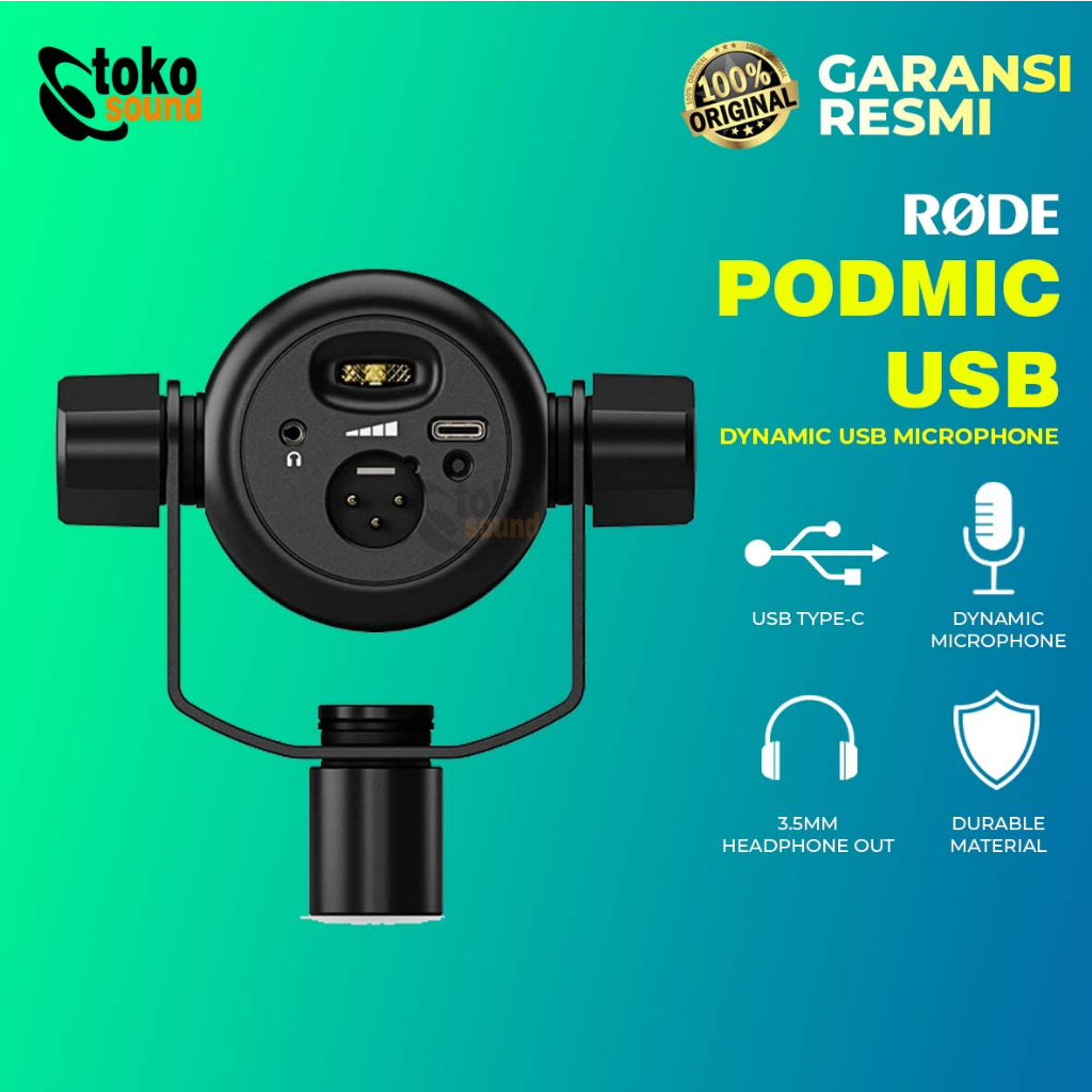 Jual RODE PODMIC USB Versatile Dynamic Broadcast USB Microphone ...