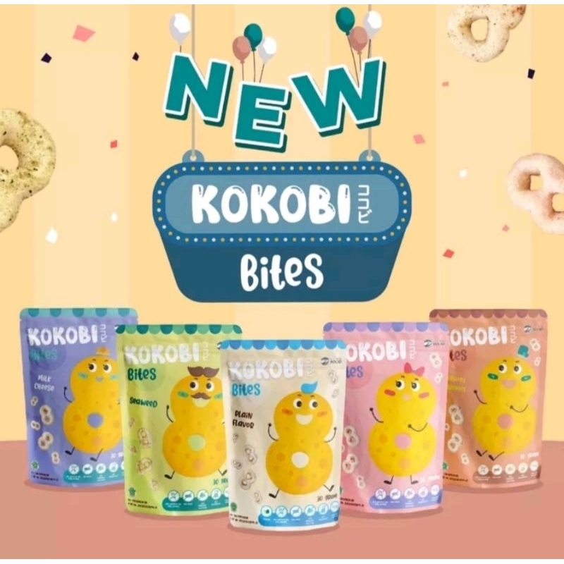 Jual KOKOBI BITES Cemilan anak bayi Kokobi Puff Snack anak bayi NON MSG ...