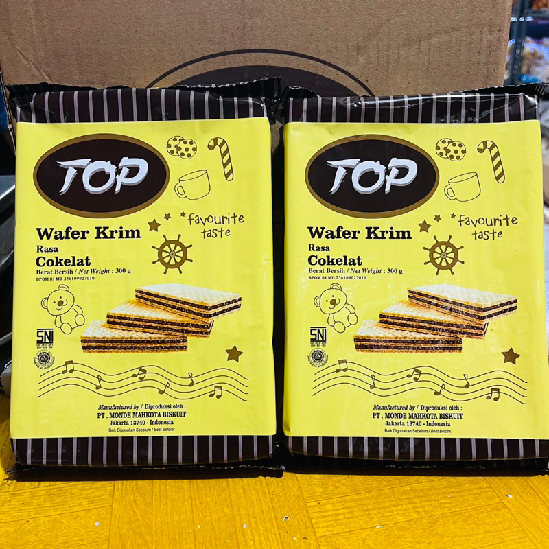 Jual WAFER TOP COKLAT 1 BKS 300gr | Shopee Indonesia