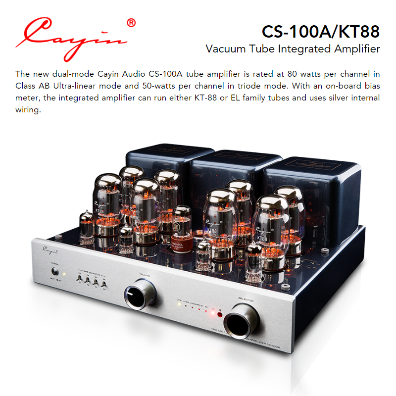 Jual CAYIN CS-100A/KT88 Vacuum Tube Integrated Amplifier | Shopee Indonesia