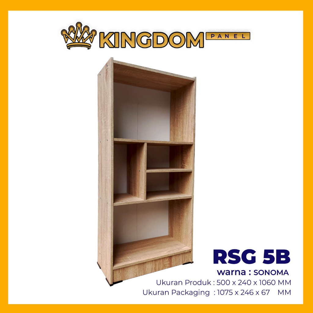 Jual RAK BUKU PAJANGAN SERBAGUNA 7 SEKAT PUTIH MINIMALIS / LEMARI BUKU ...