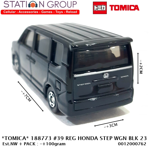 Jual TOMICA 188773 #39 REG HONDA STEP WGN BLACK - DIECAST | Shopee ...