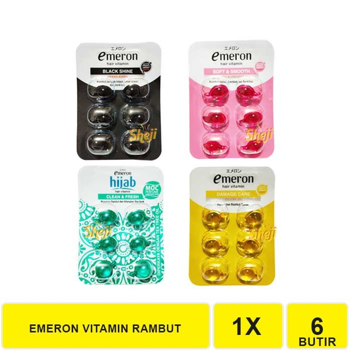 Jual EMERON HAIR VITAMIN ISI 6 CAPS | Shopee Indonesia