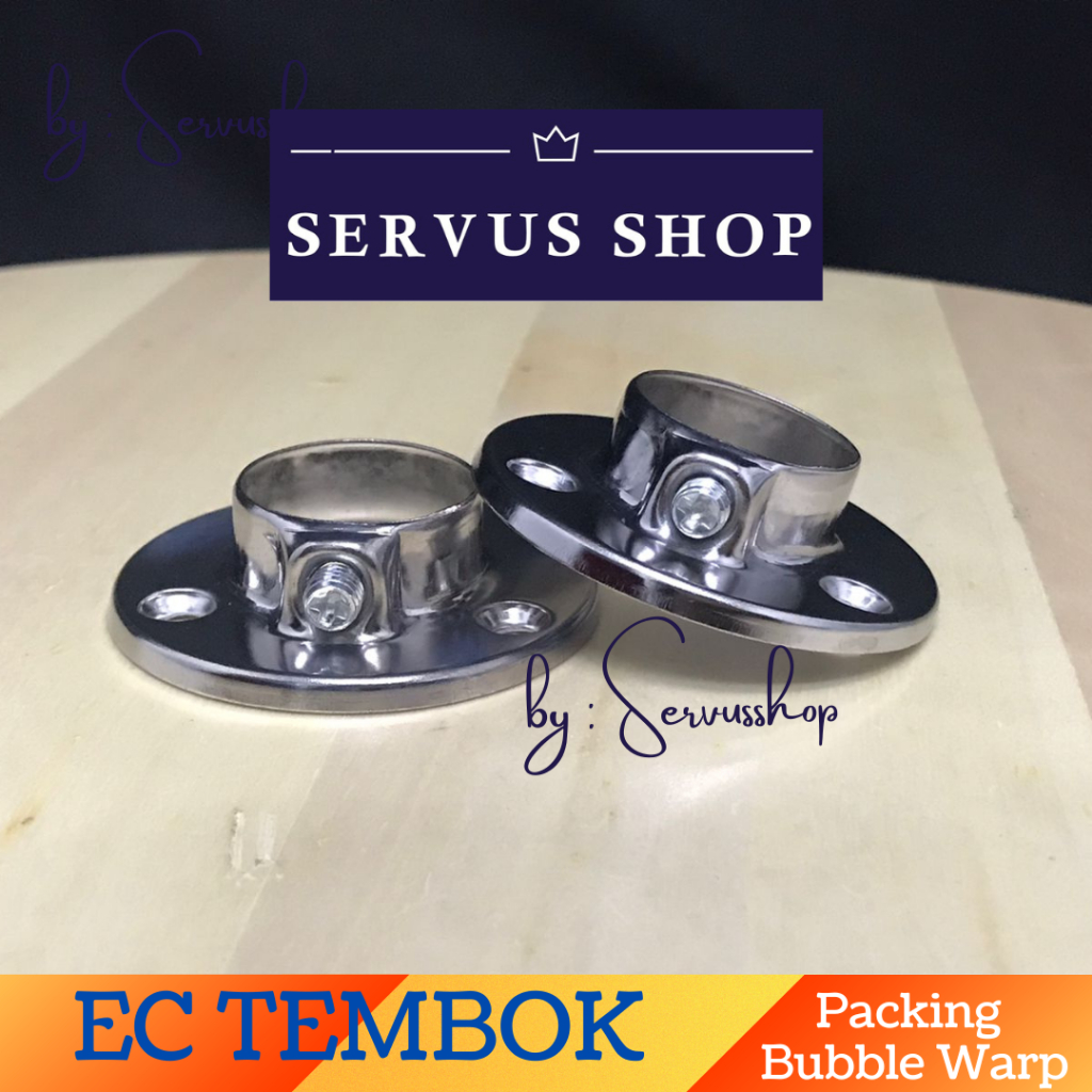 Jual ENDCUP BRACKET TEMBOK / BRACKET TOPI / SAMBUNGAN PIPA BULAT ( 25 ...