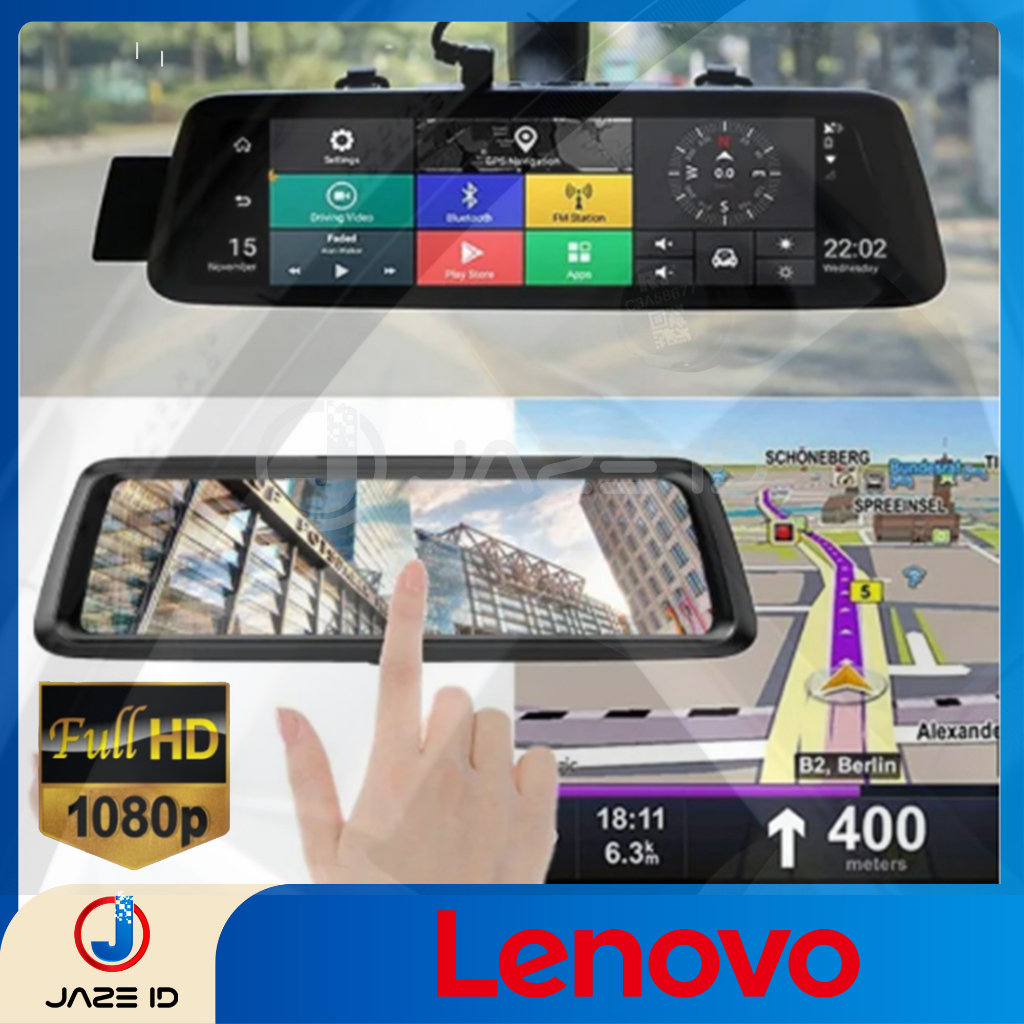 Jual Lenovo V7 Pro Android Smart Dash Cam HD Car DVR Mobil Kamera Spion ...