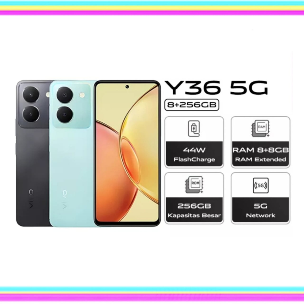Jual VIVO Y36 5G NFC 8/256 & VIVO Y36 4G 8/256 NEW GARANSI RESMI | Shopee Indonesia