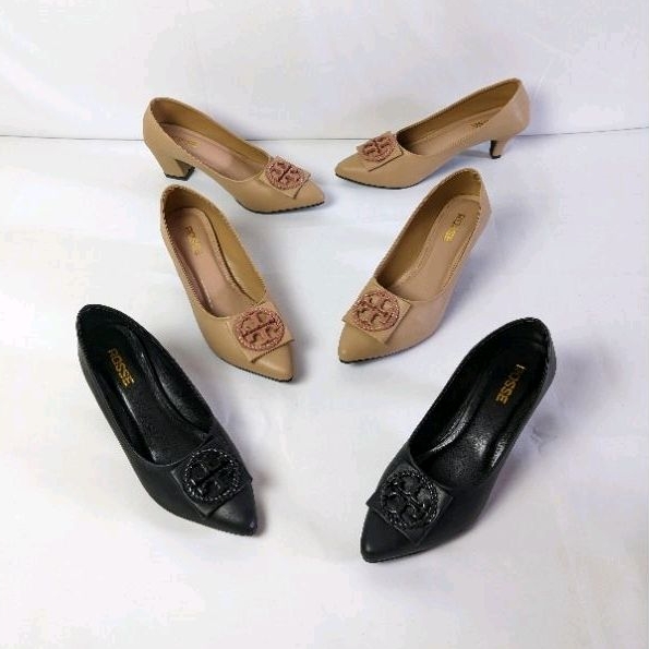 Jual ROSSE Sepatu Tory heels 5 cm hak tahu dan Pansus Runcing Hak 5cm ...