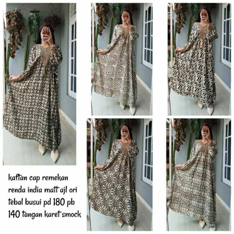 Jual KAFTAN REMEKAN RENDA INDIA || KAFTAN VIRAL || KAFTAN RENDA INDIA ...