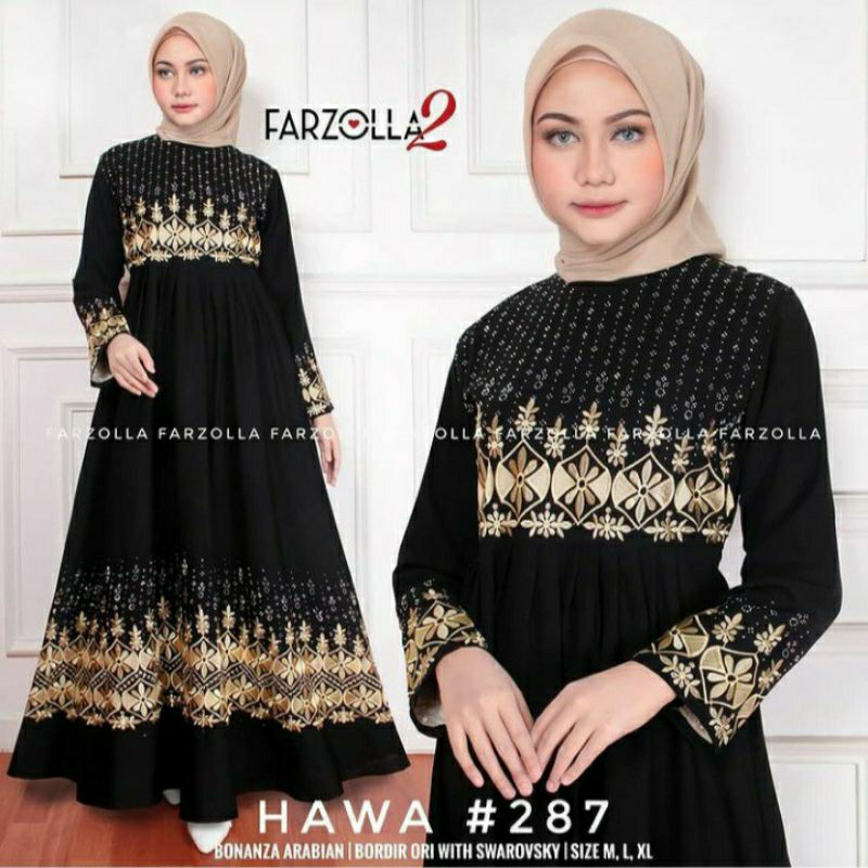 Jual DRESS SYARI HITAM JUBA ABAYA TURKEY BORDIR ARAB SAUDI ELEGAN MODEL ...