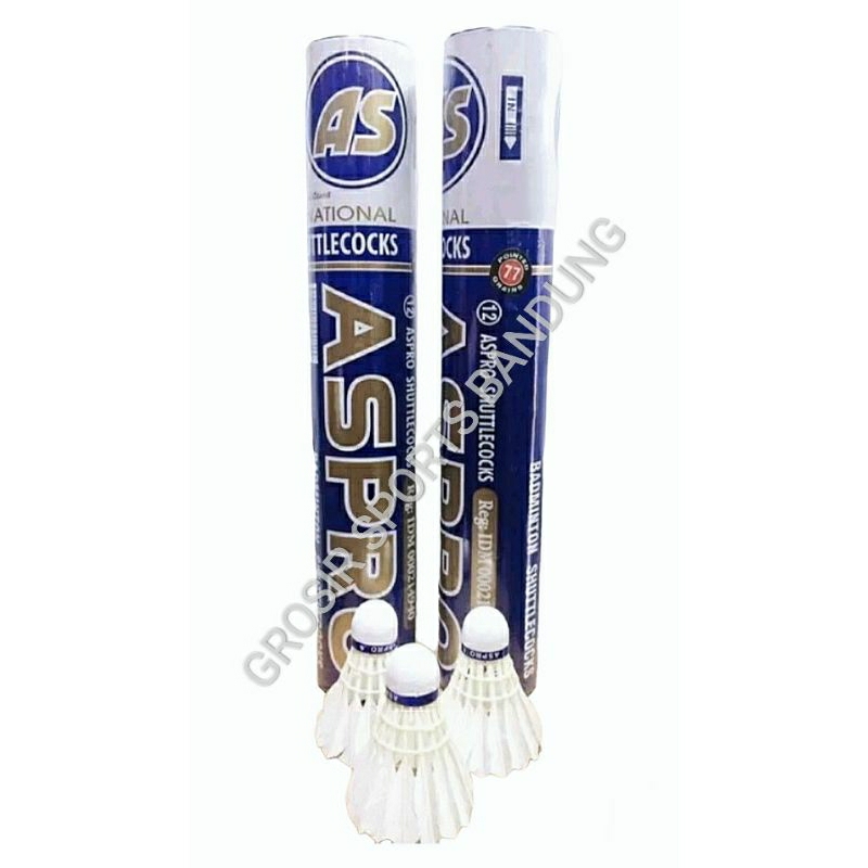 Jual KOK BULUTANGKIS / SHUTTLE COCK ASPRO BIRU TUA ORIGINAL | Shopee ...