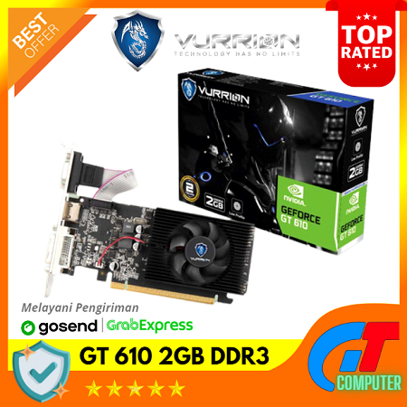 Jual VGA VURRION GT 610 2GB DDR3 64 BIT GARANSI 2 TAHUN | Shopee Indonesia