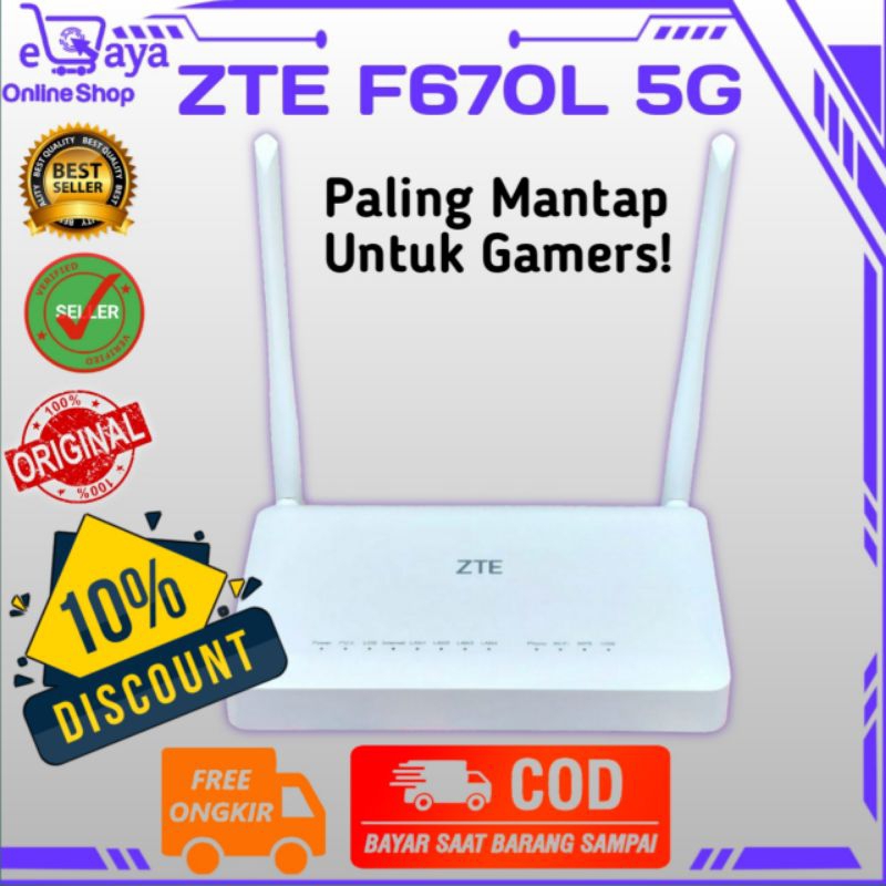 Jual MODEM ONT ZTE F670L 5G DUALBAND DAN F609 VERSI 3 | Shopee Indonesia